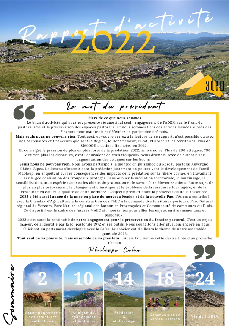 Rapport d'activité 2022 | ADEM